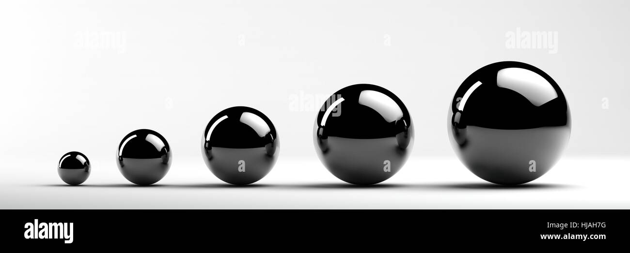 Sphere shape balls many size hi-res stock photography and images - Alamy