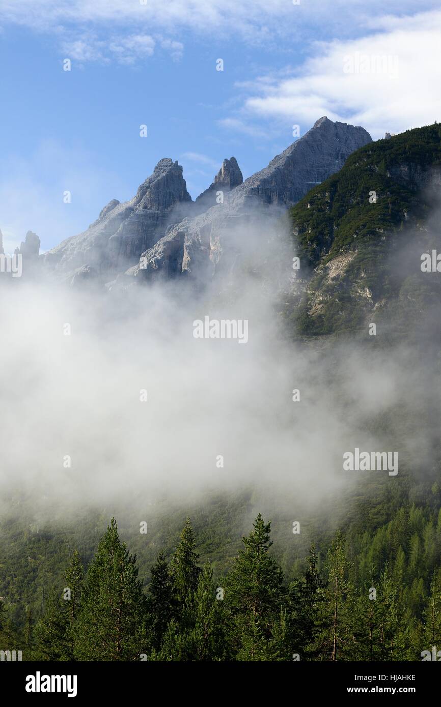 tower, mountains, dolomites, alps, rock, high, cliff, majestic, tall ...