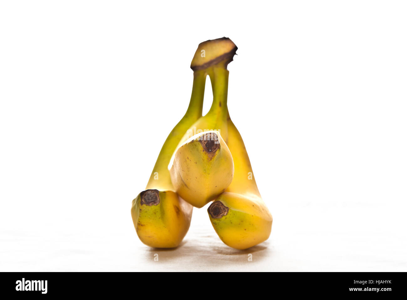 close up view of banana isolated on white Stock Photo - Alamy