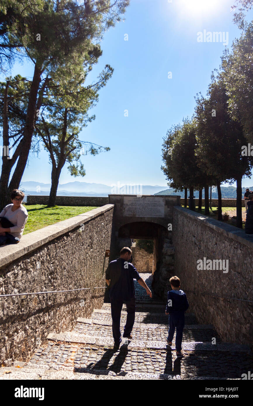 Old wall of the town. Alatri, Lazio. Italy Stock Photo - Alamy