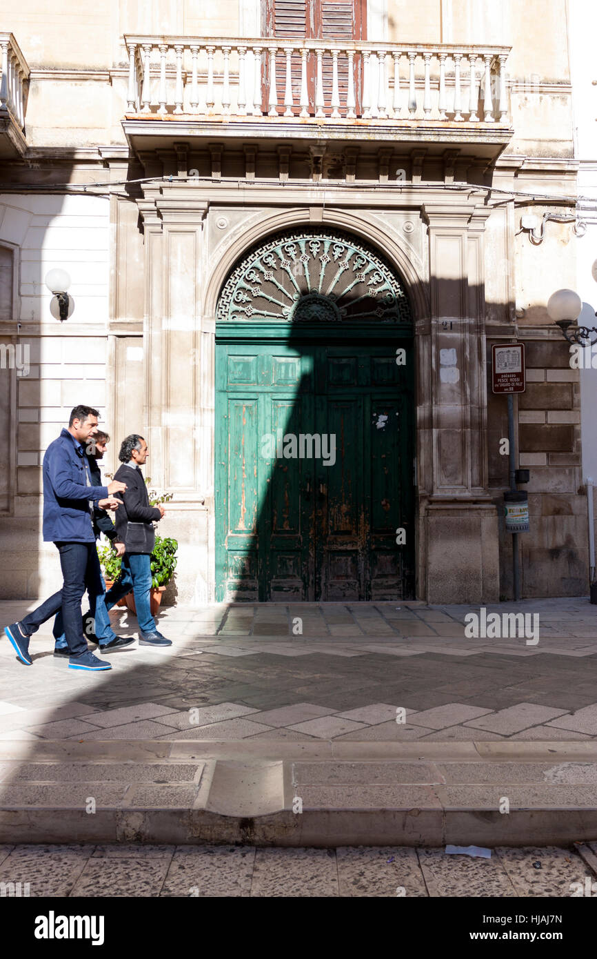 Door of old palace. Canosa DP, Puglia. Italy Stock Photo - Alamy