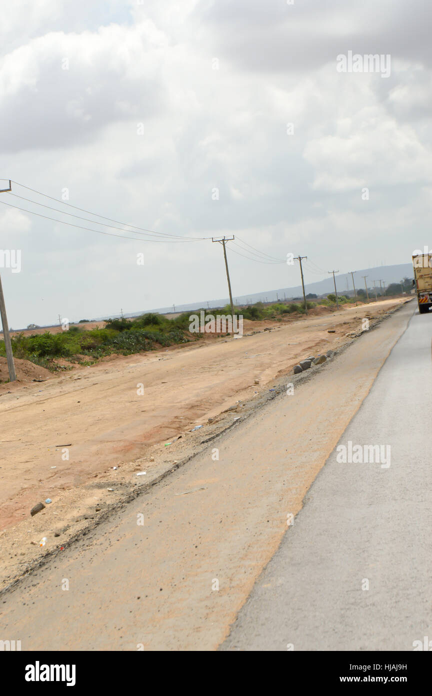Road works on way hi-res stock photography and images - Alamy