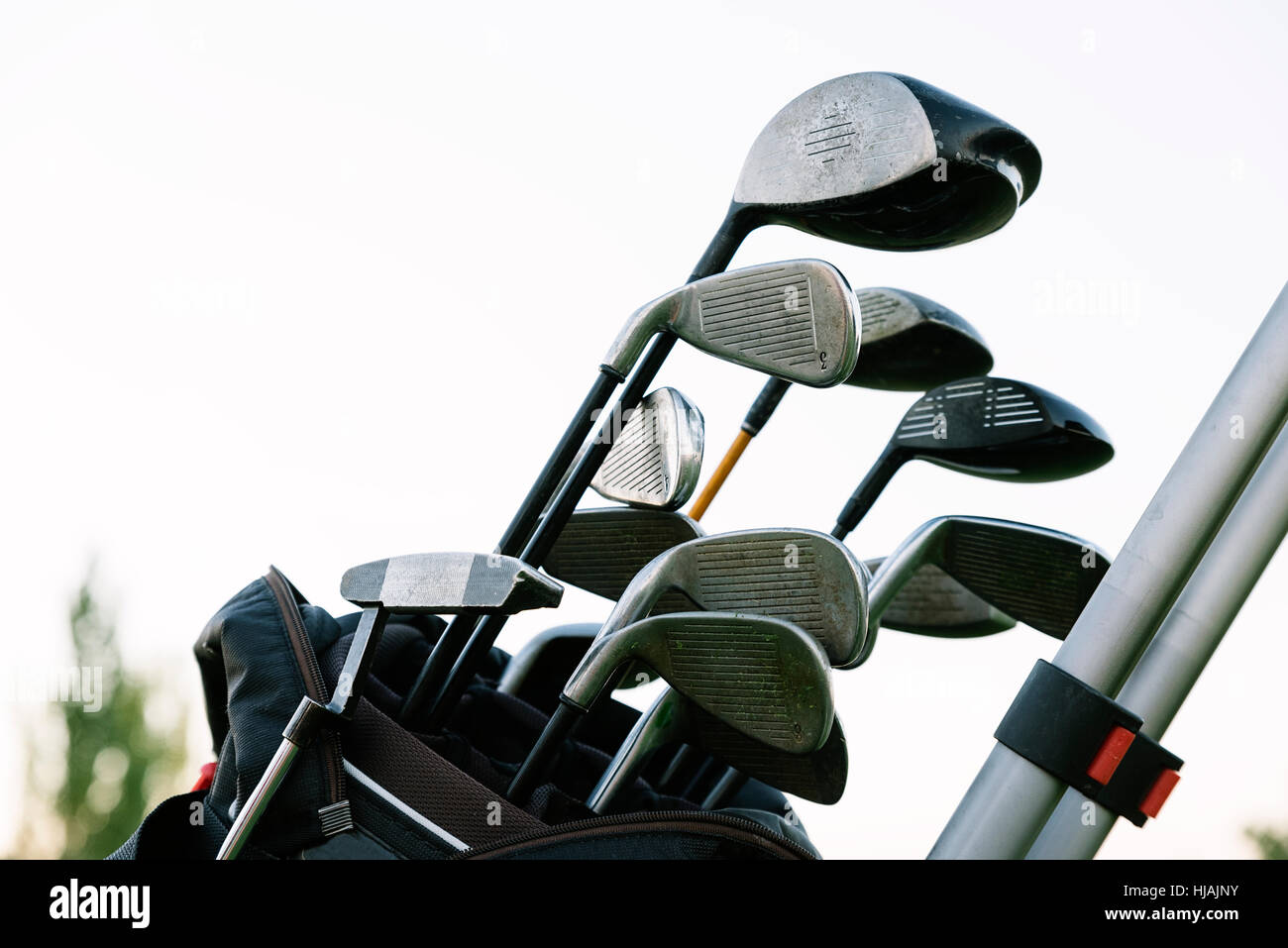 Golf sticks on Golf Club. Golf Concept Stock Photo - Alamy