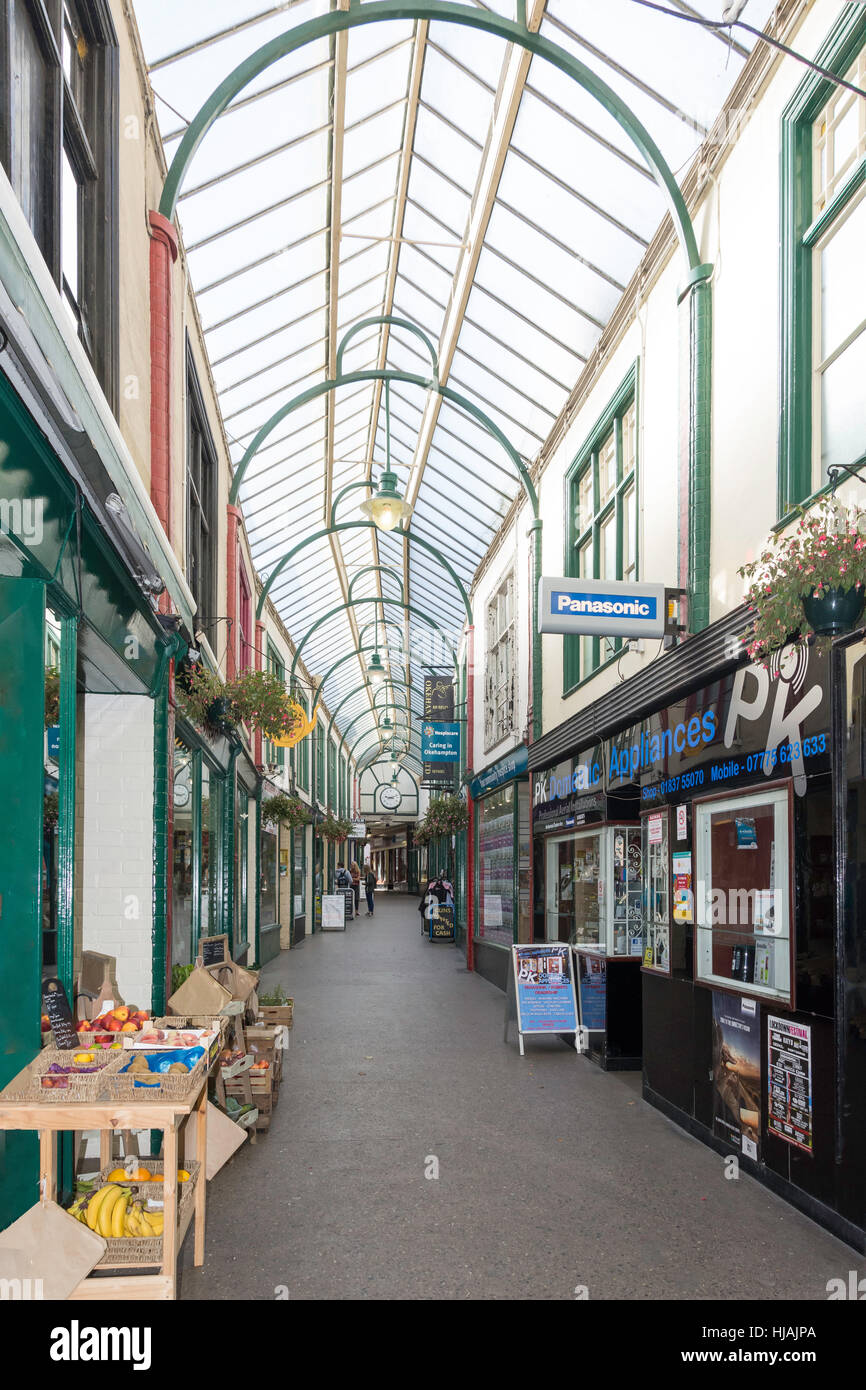 The Victorian Arcade, Fore Street, Okehampton, Devon, England, United ...