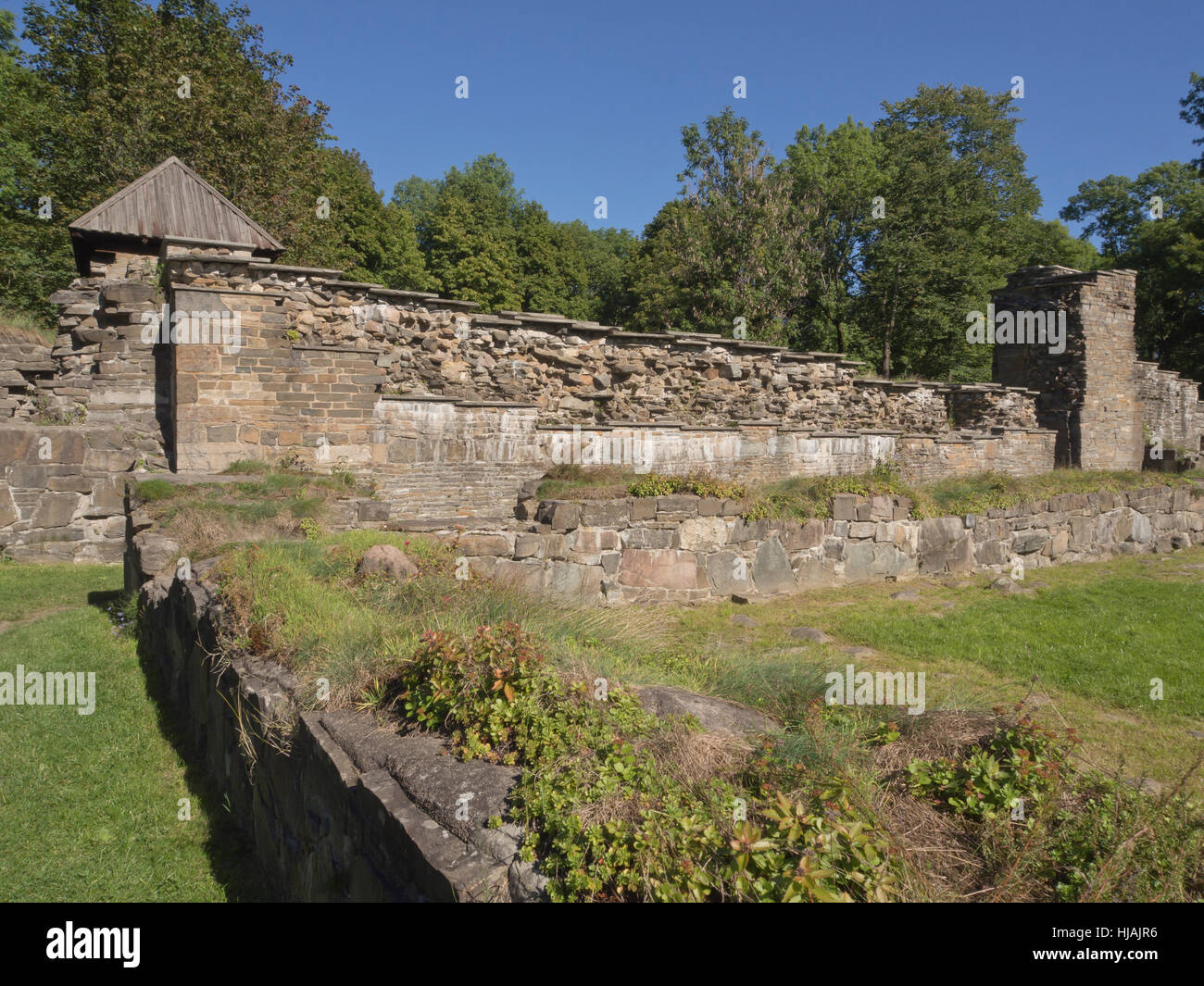 Ruins of the Cistercian monastery, Hovedøya Abbey, the island in the ...