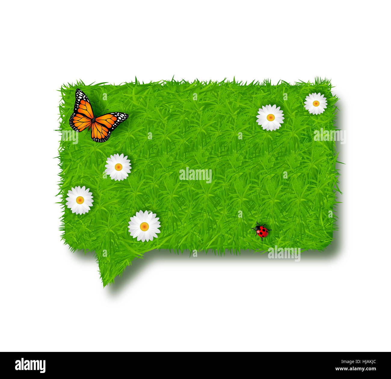 Cartoon insect speech bubble Cut Out Stock Images & Pictures - Alamy