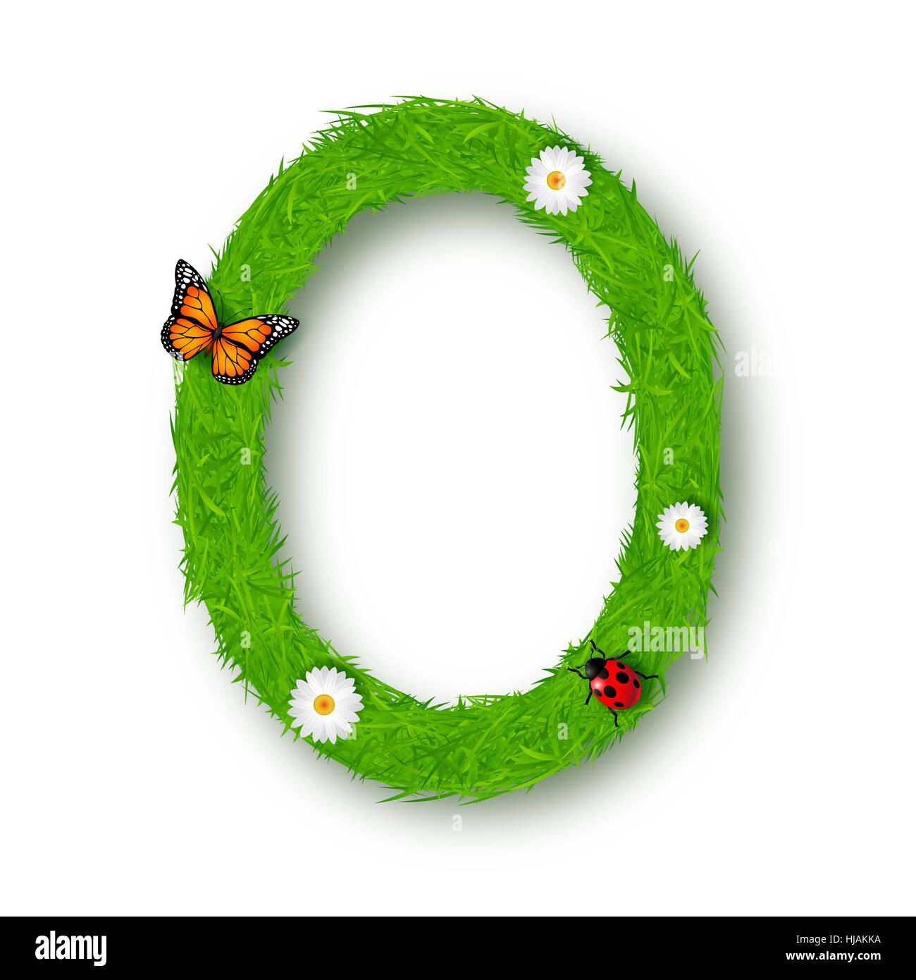 insect, flower, plant, alphabet, cartoon, meadow, grass, lawn, green ...