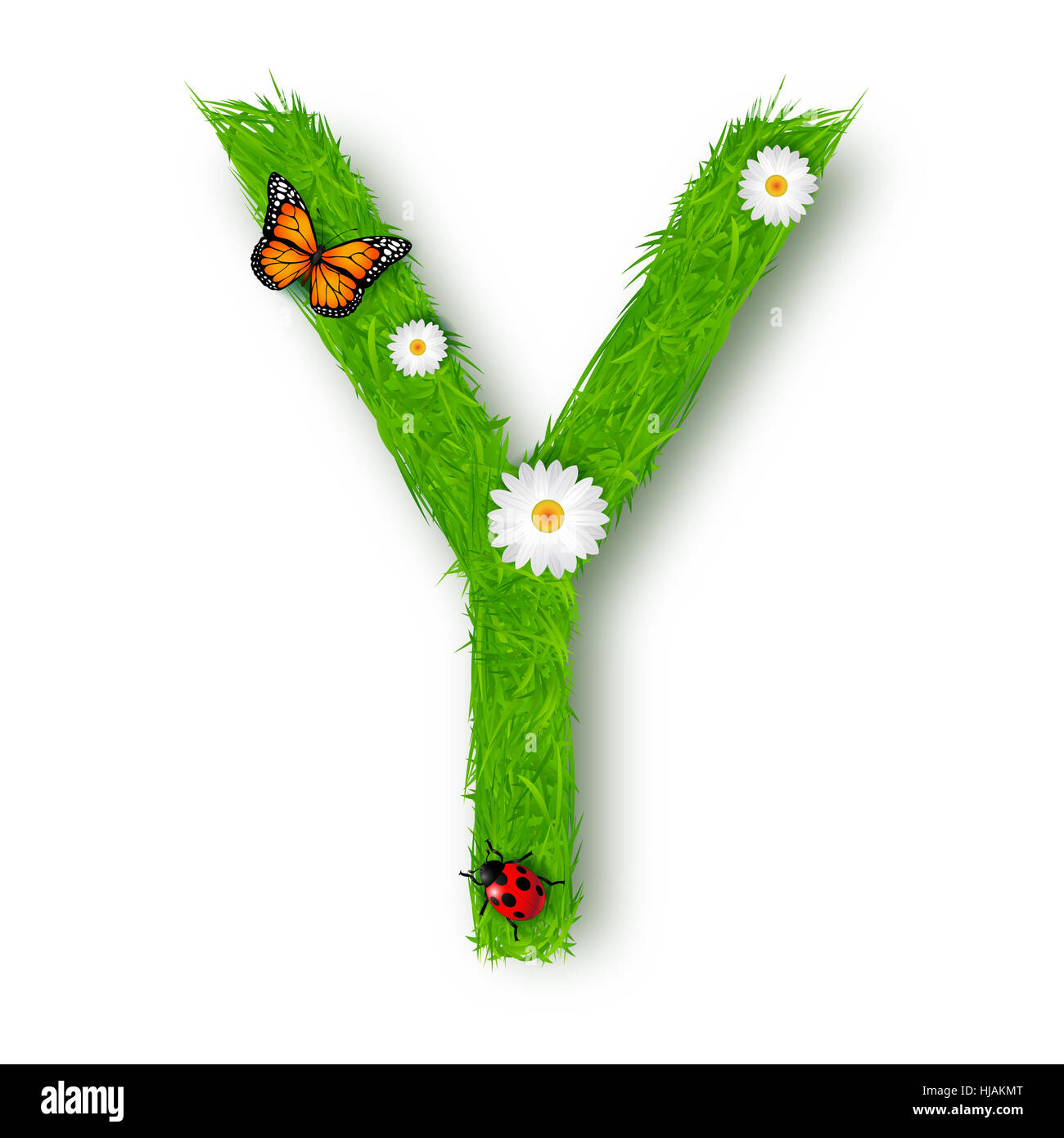 Cartoon alphabet letter y hi-res stock photography and images - Alamy