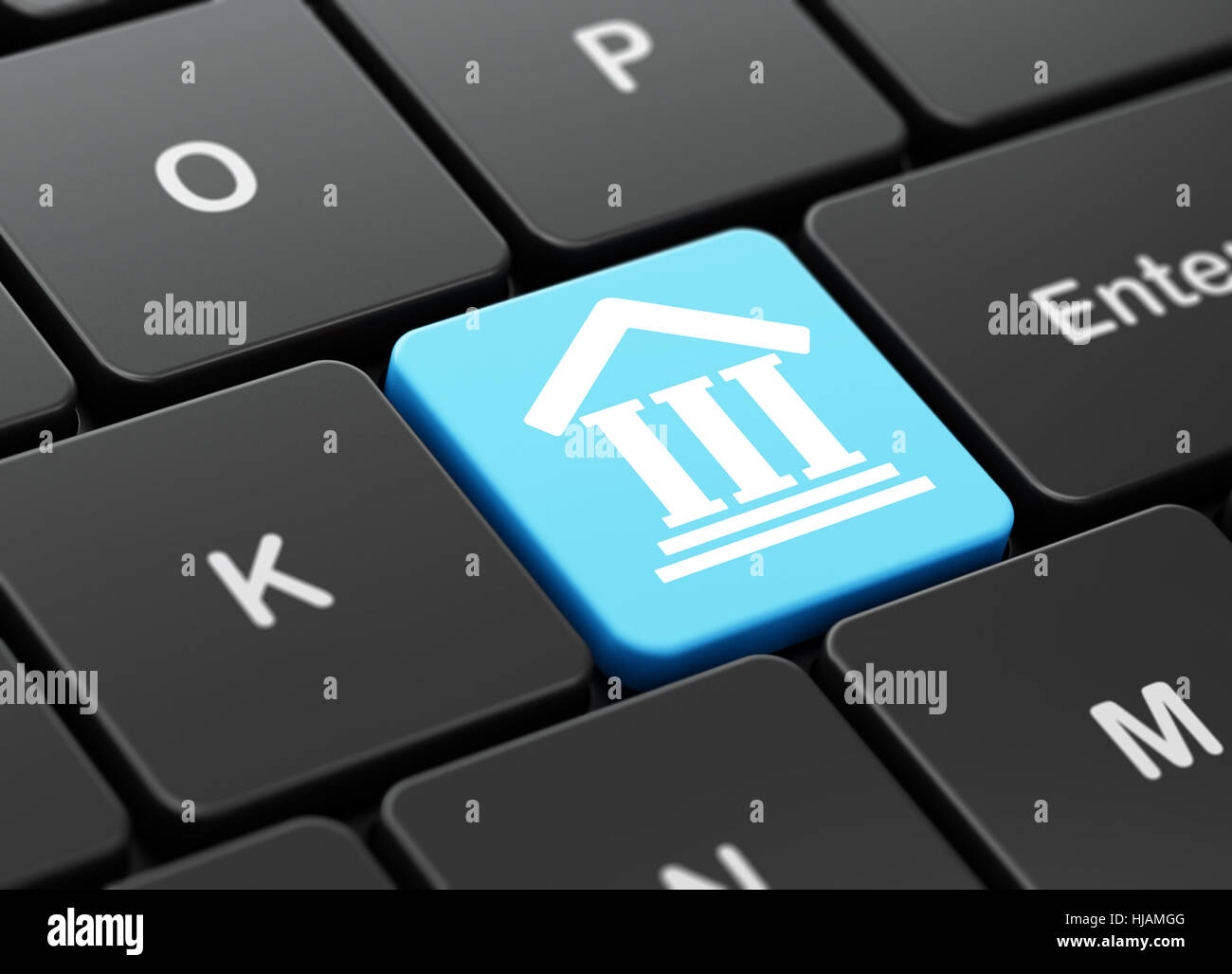 Law concept: Courthouse on computer keyboard background Stock Photo - Alamy