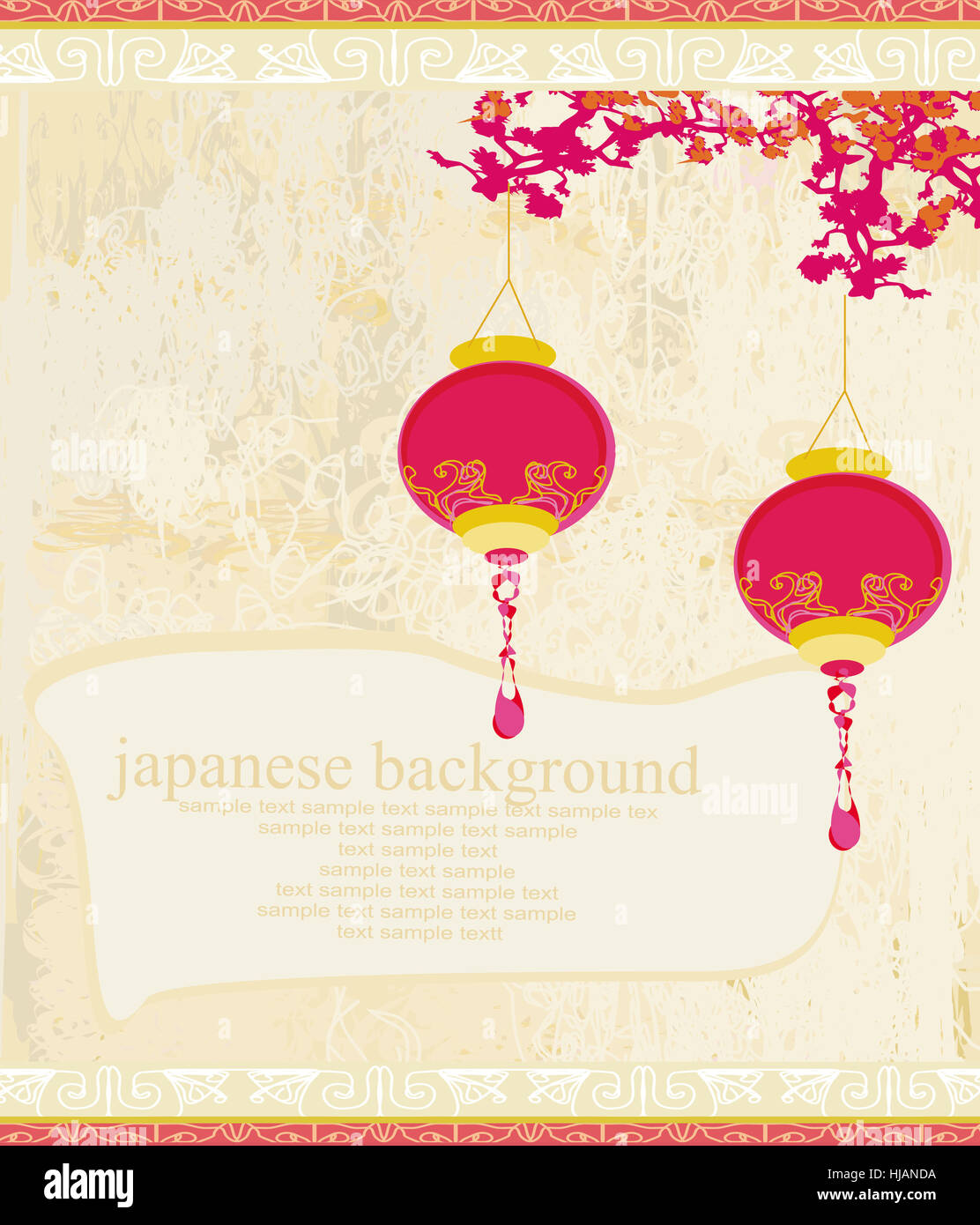 party, celebration, lantern, card, asian, backdrop, background ...