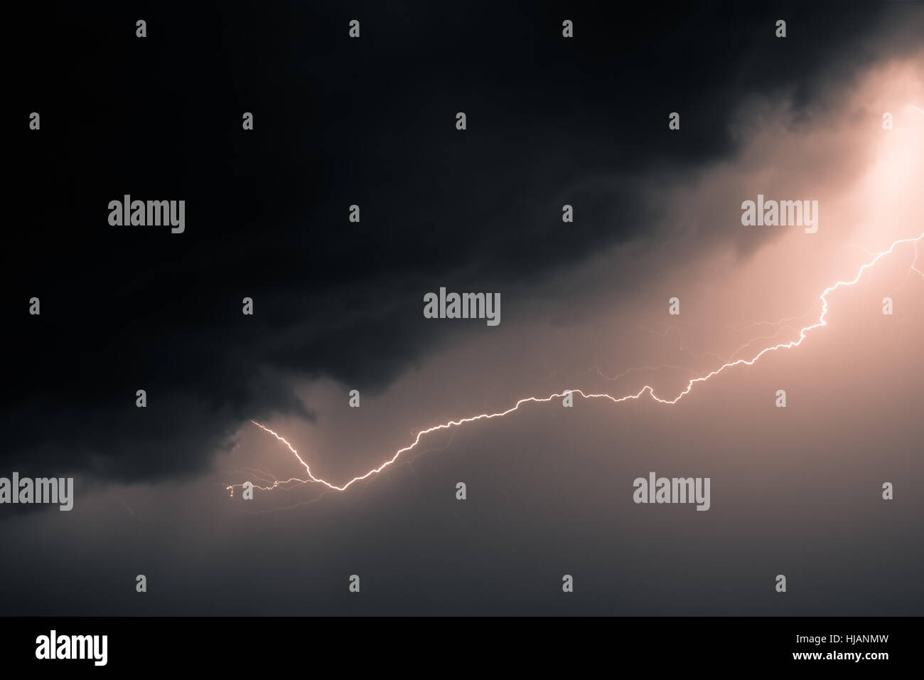 thunderstorm, thundreous, lightning, sheet lightning, flash, firmament ...