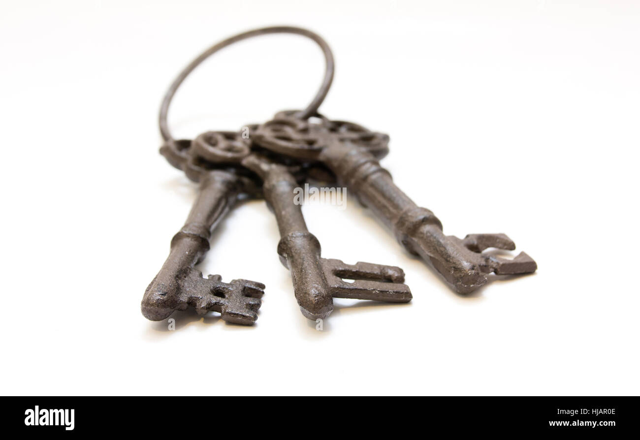 isolated, antique, brown, brownish, brunette, vintage, iron, steel ...
