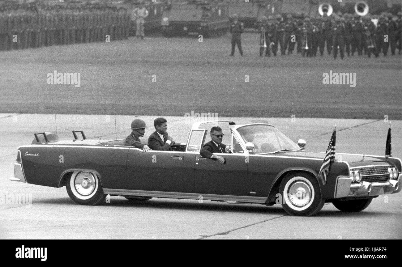 Black 1967 Lincoln Jfk