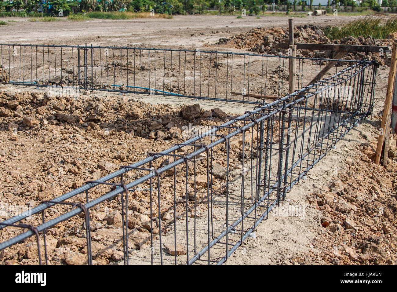 Reinforcing steel rods bars for building construction Stock Photo - Alamy