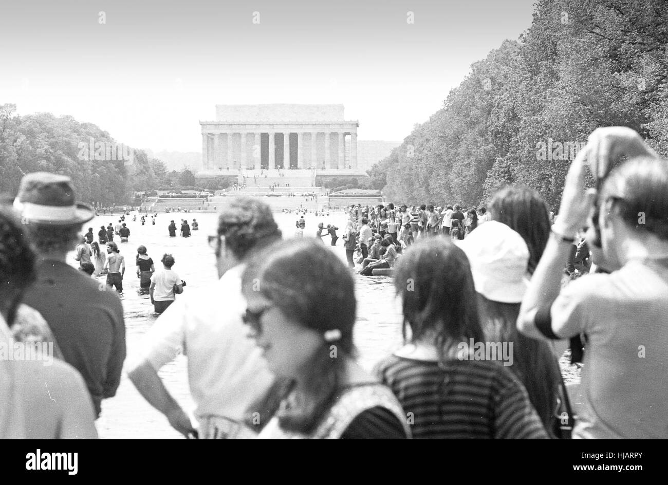 Vietnam war memorial washington Black and White Stock Photos & Images ...