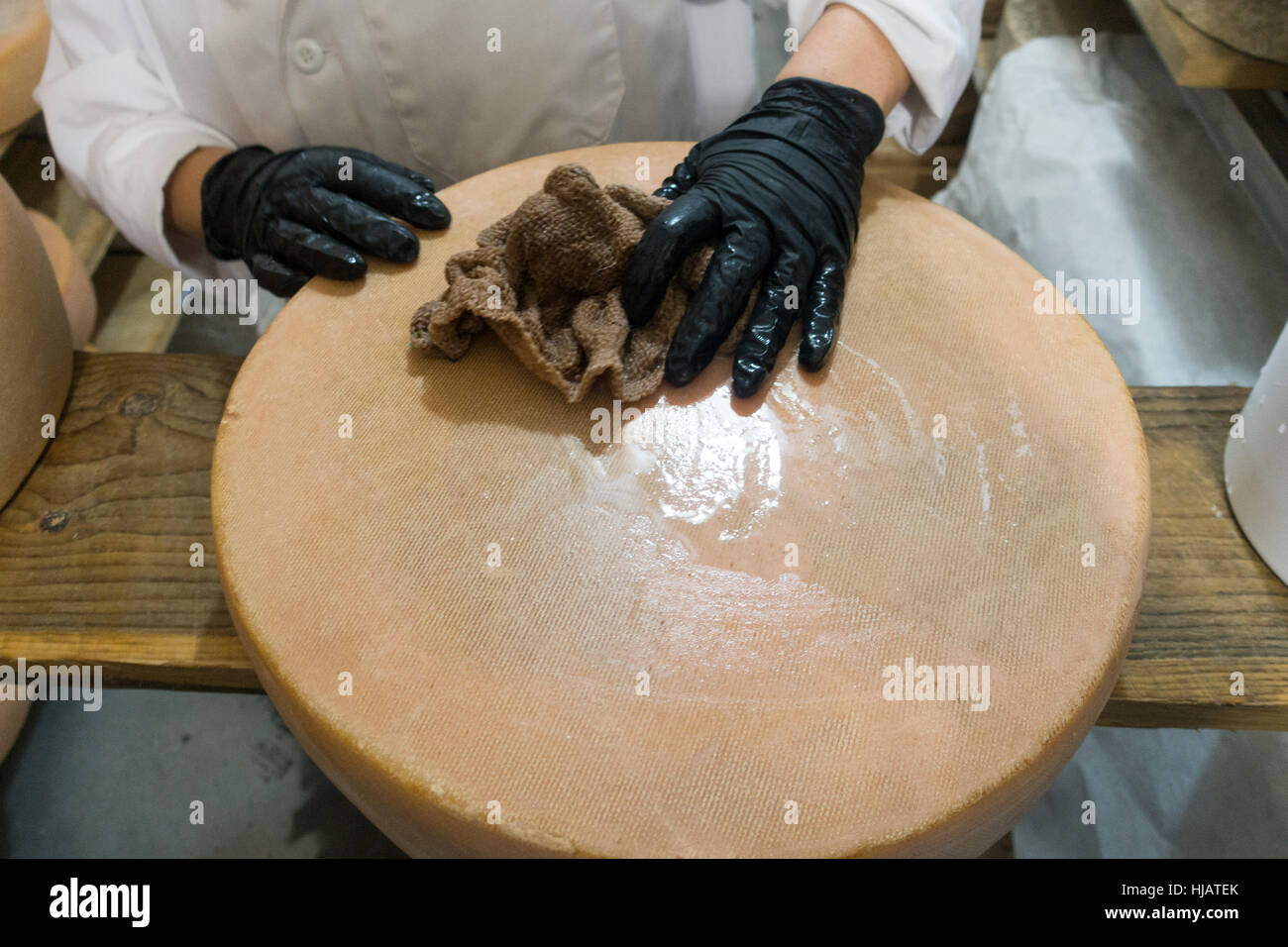 Crown cheese finish caves in Brooklyn nyc Stock Photo - Alamy