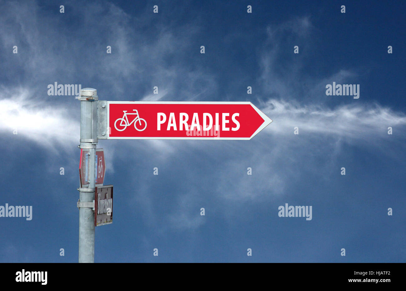 health, sport, sports, heaven, paradise, aim, goal, signpost, cycle ...