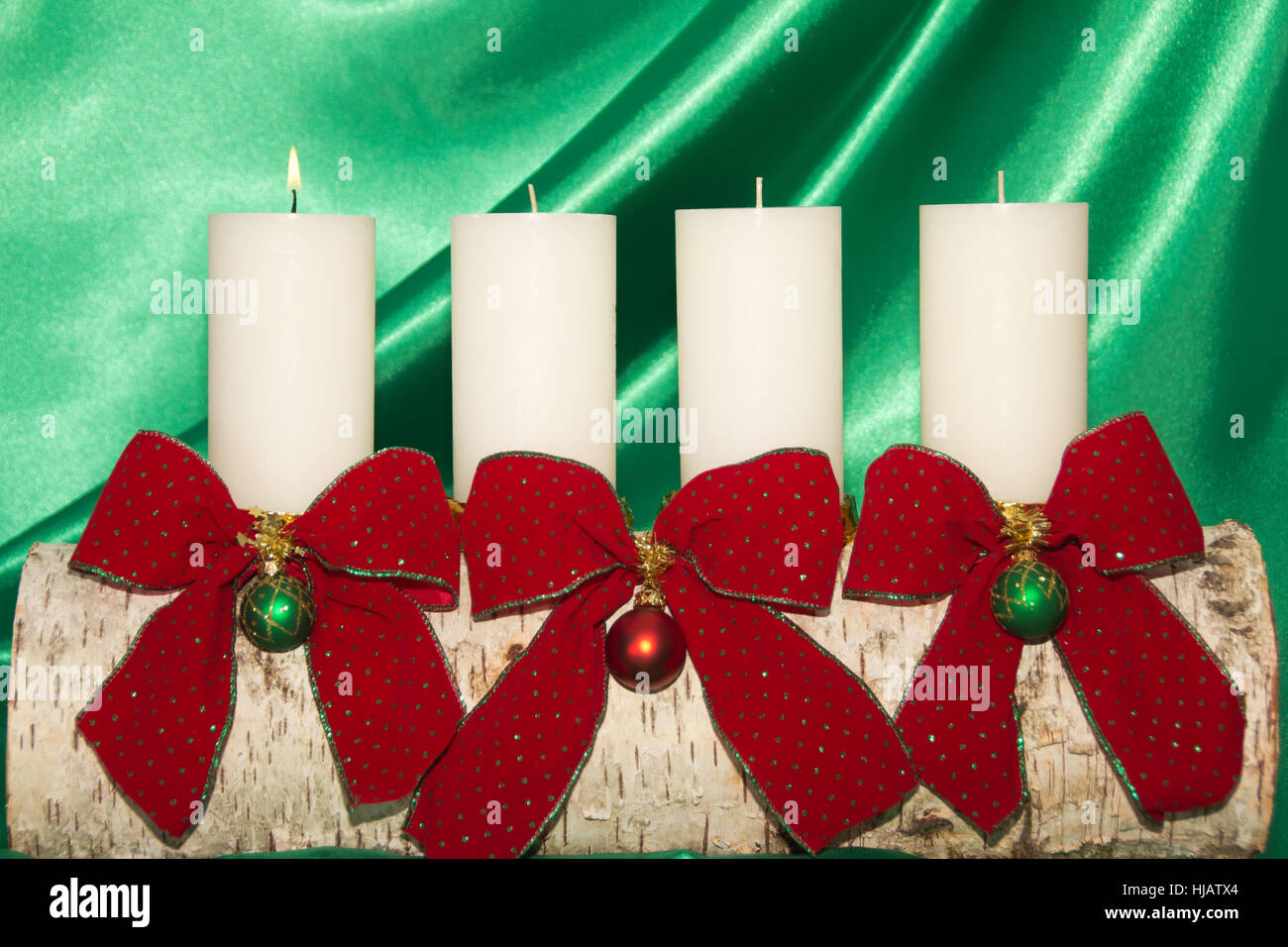 advent, one, candles, advent wreath, first, candlelight, shine, shines ...