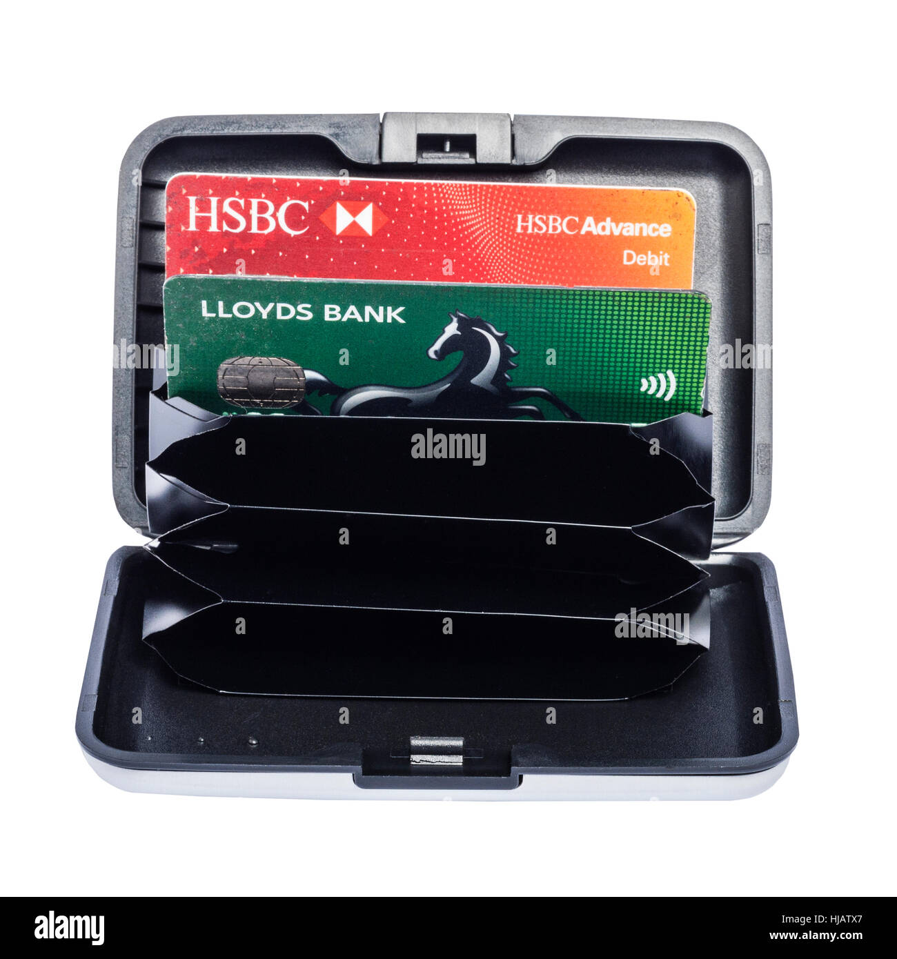 Credit cards uk wallet Cut Out Stock Images & Pictures - Alamy