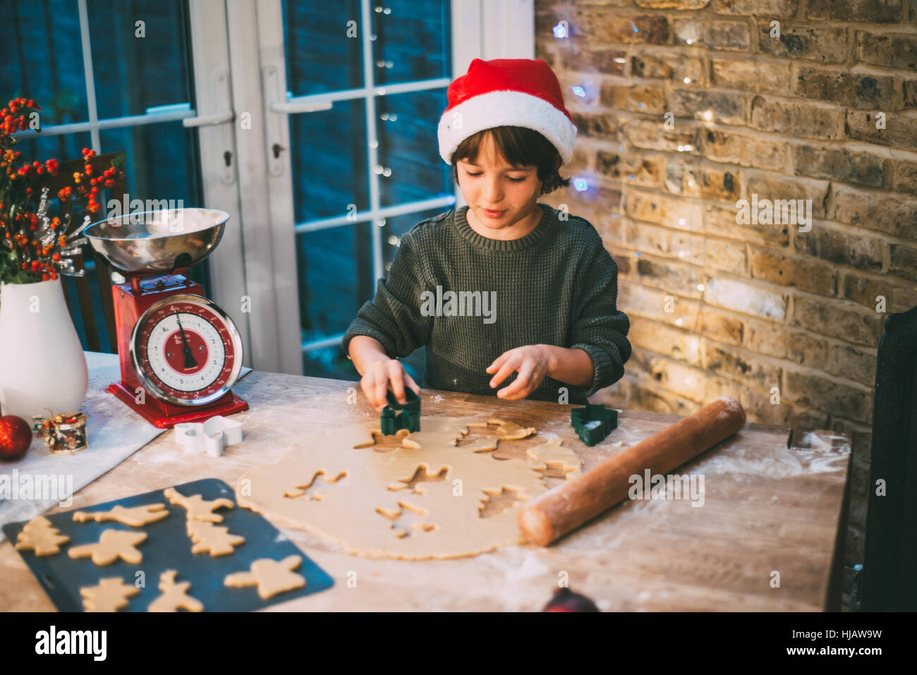 Child preparing for santa hi-res stock photography and images - Alamy