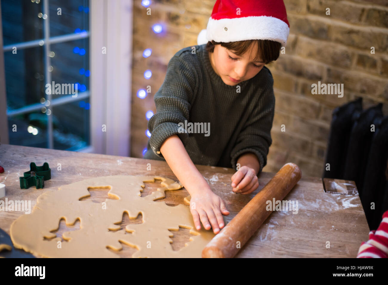Child preparing for santa hi-res stock photography and images - Alamy