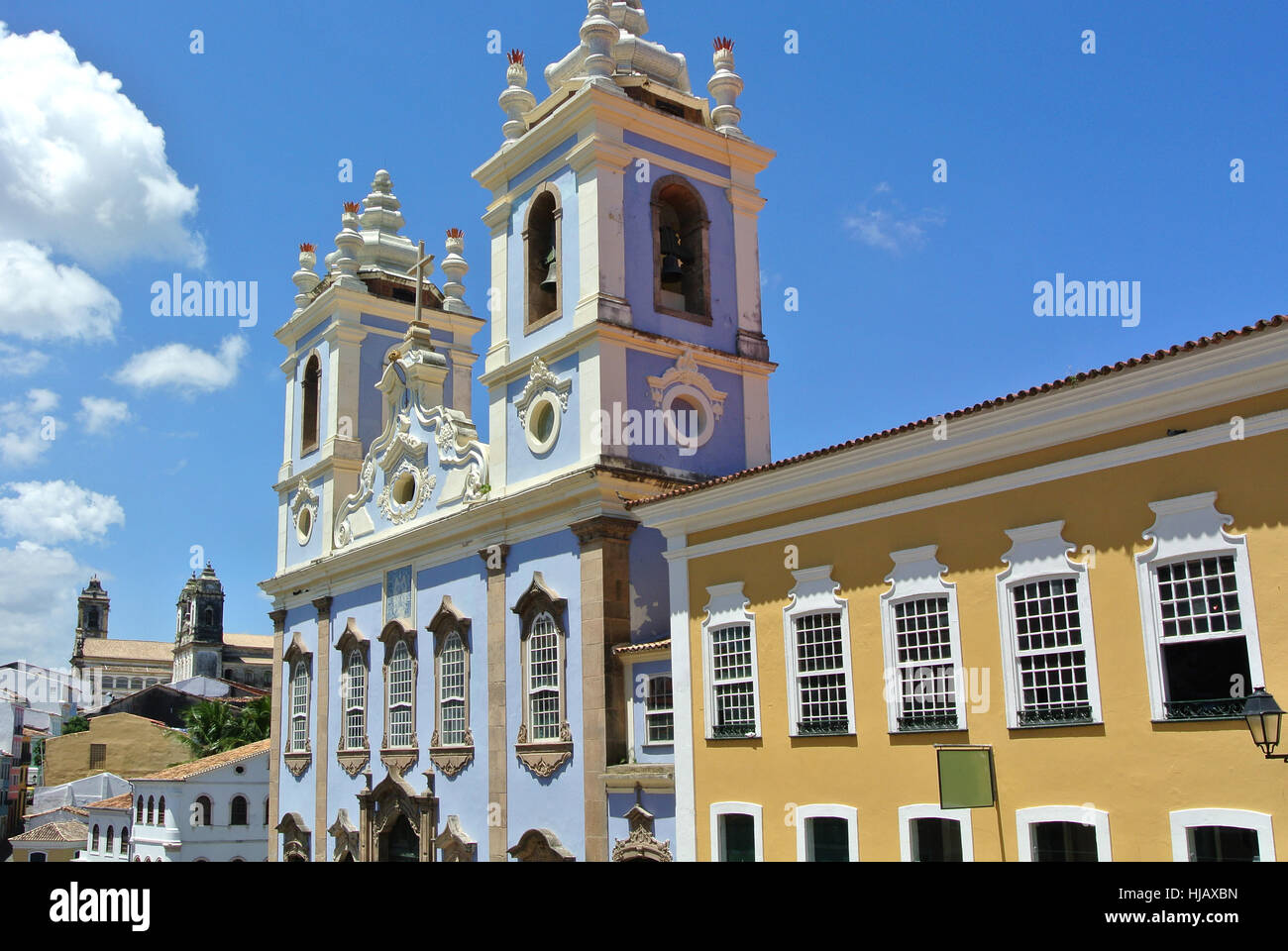 church, brazil, south america, houses, church, coloured, colourful ...