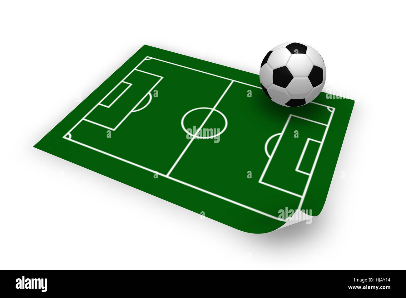 3d model soccer stadium Cut Out Stock Images & Pictures - Alamy