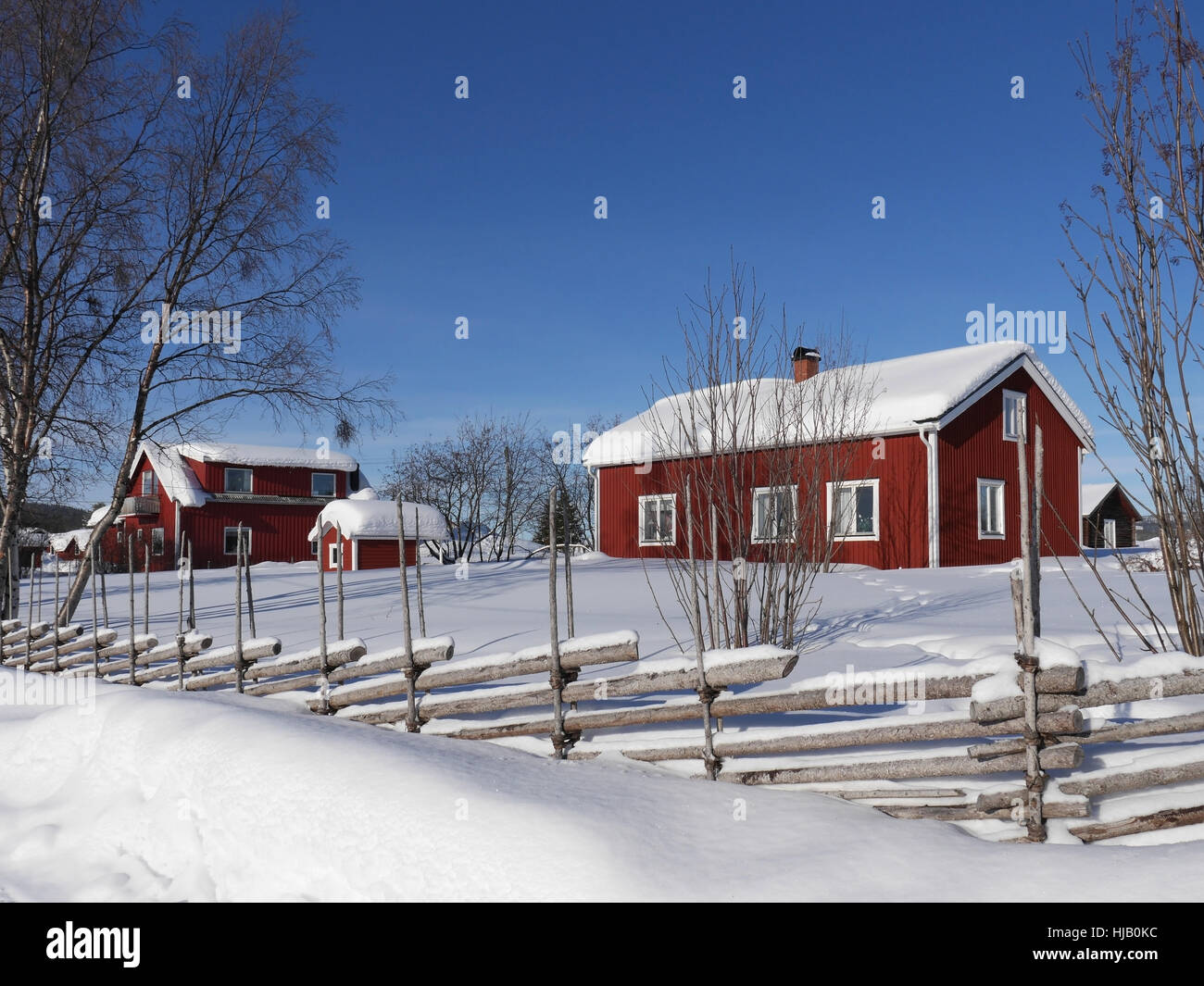 house, building, houses, winter, cold, sweden, framehouse, frost ...