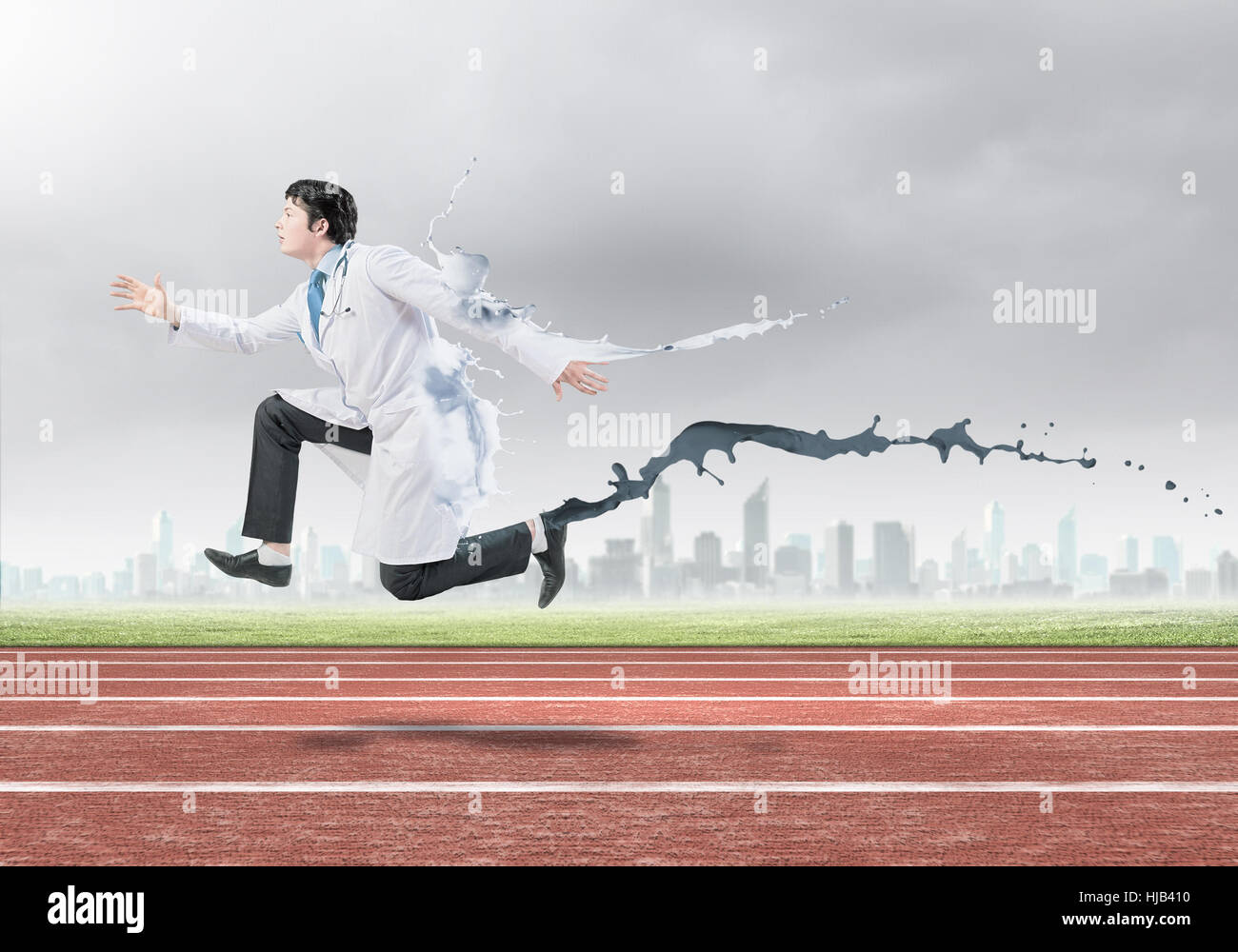 Determined doctor hi-res stock photography and images - Alamy