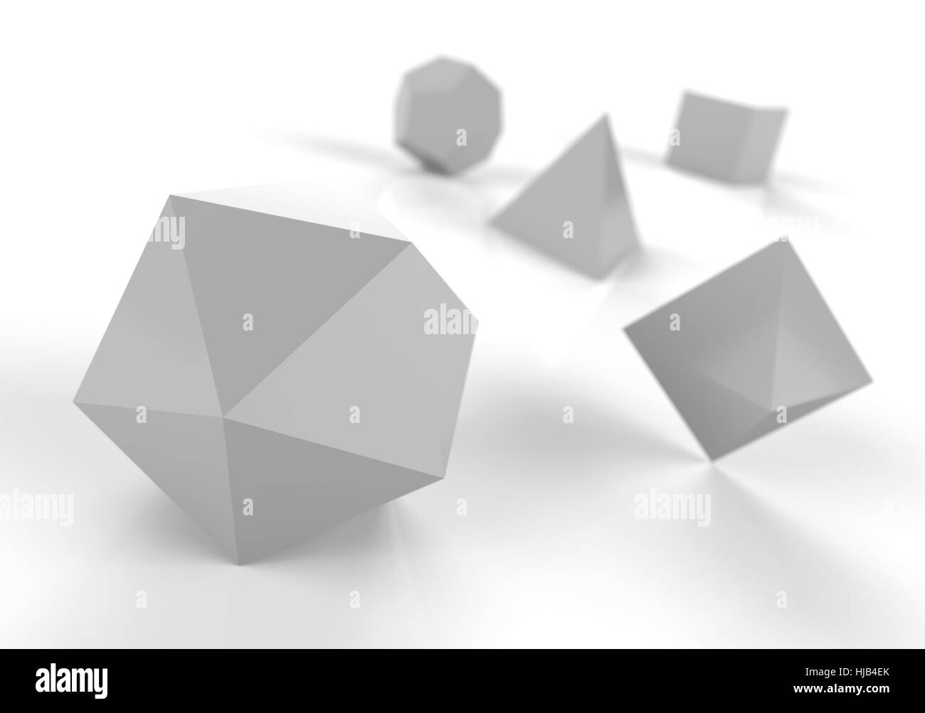 Platonic solids illustration hi-res stock photography and images - Alamy