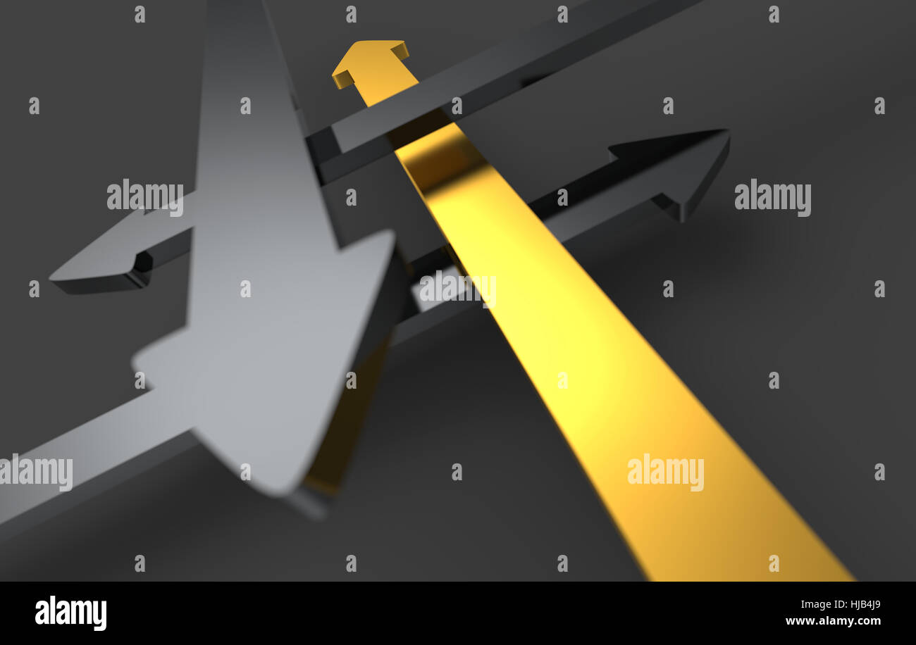 the golden way concept 1 Stock Photo - Alamy