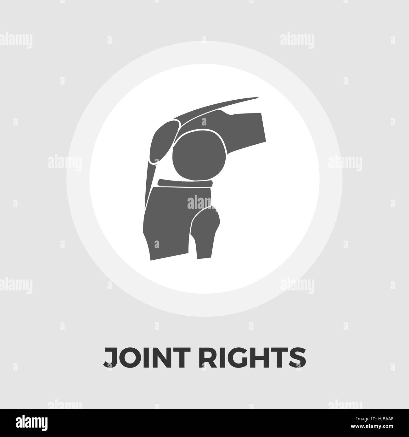 Joint icon vector. Flat icon isolated on the white background. Editable ...