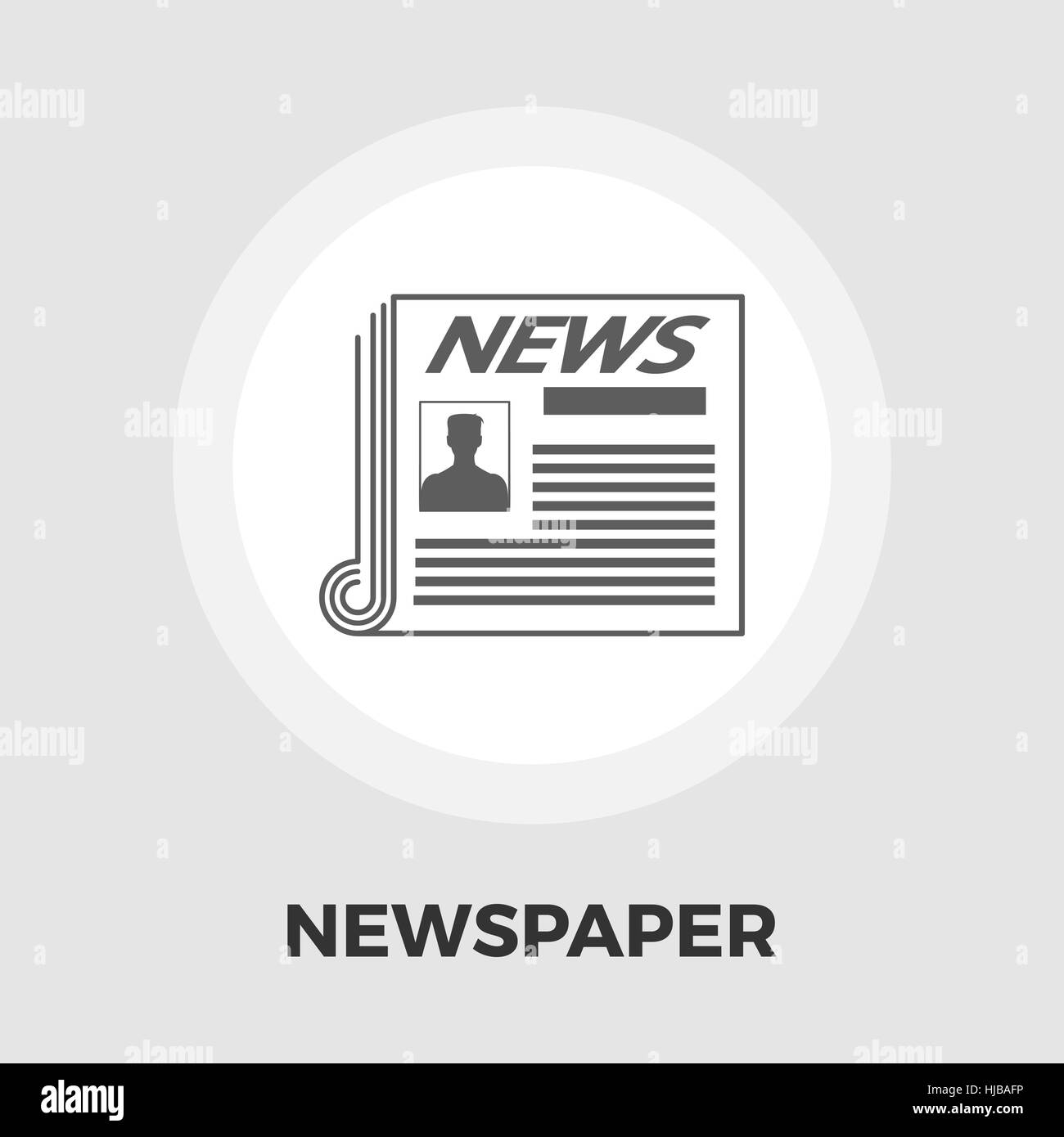 Printed on newsprint Stock Vector Images - Alamy