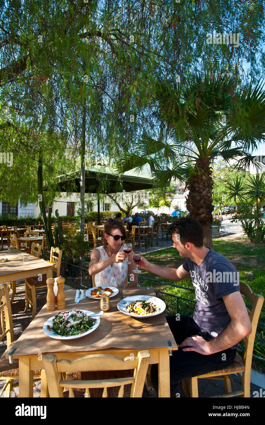 europe, greece, athens, metaxourgio, to avgo tou kokora, restaurant ...