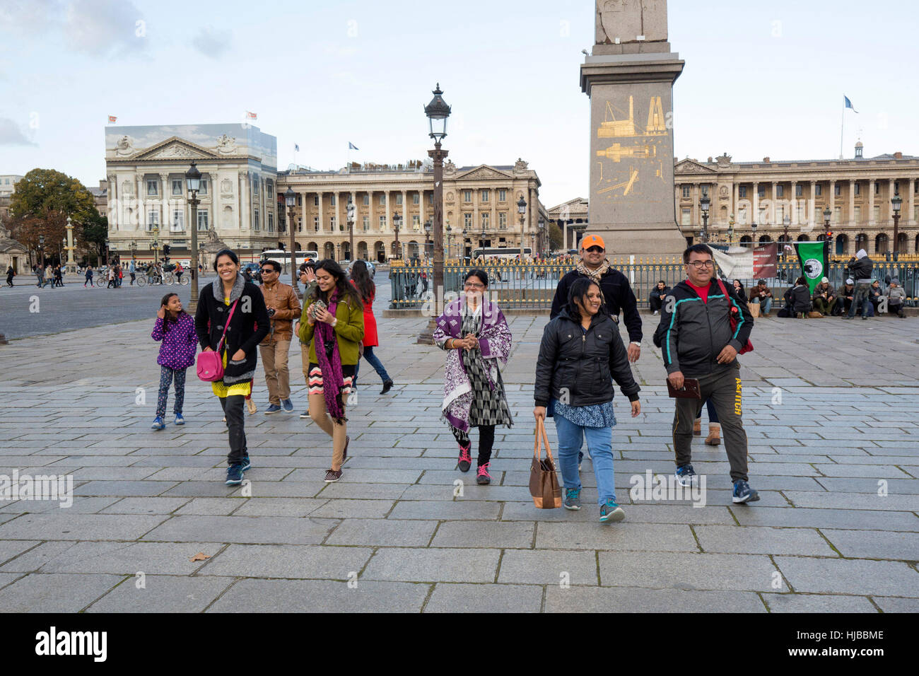 INDIAN TOURISTS IN PARIS Stock Photo - Alamy
