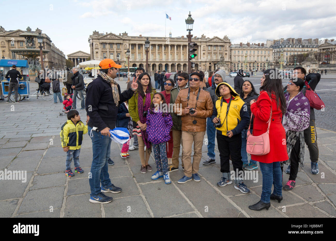 INDIAN TOURISTS IN PARIS Stock Photo - Alamy