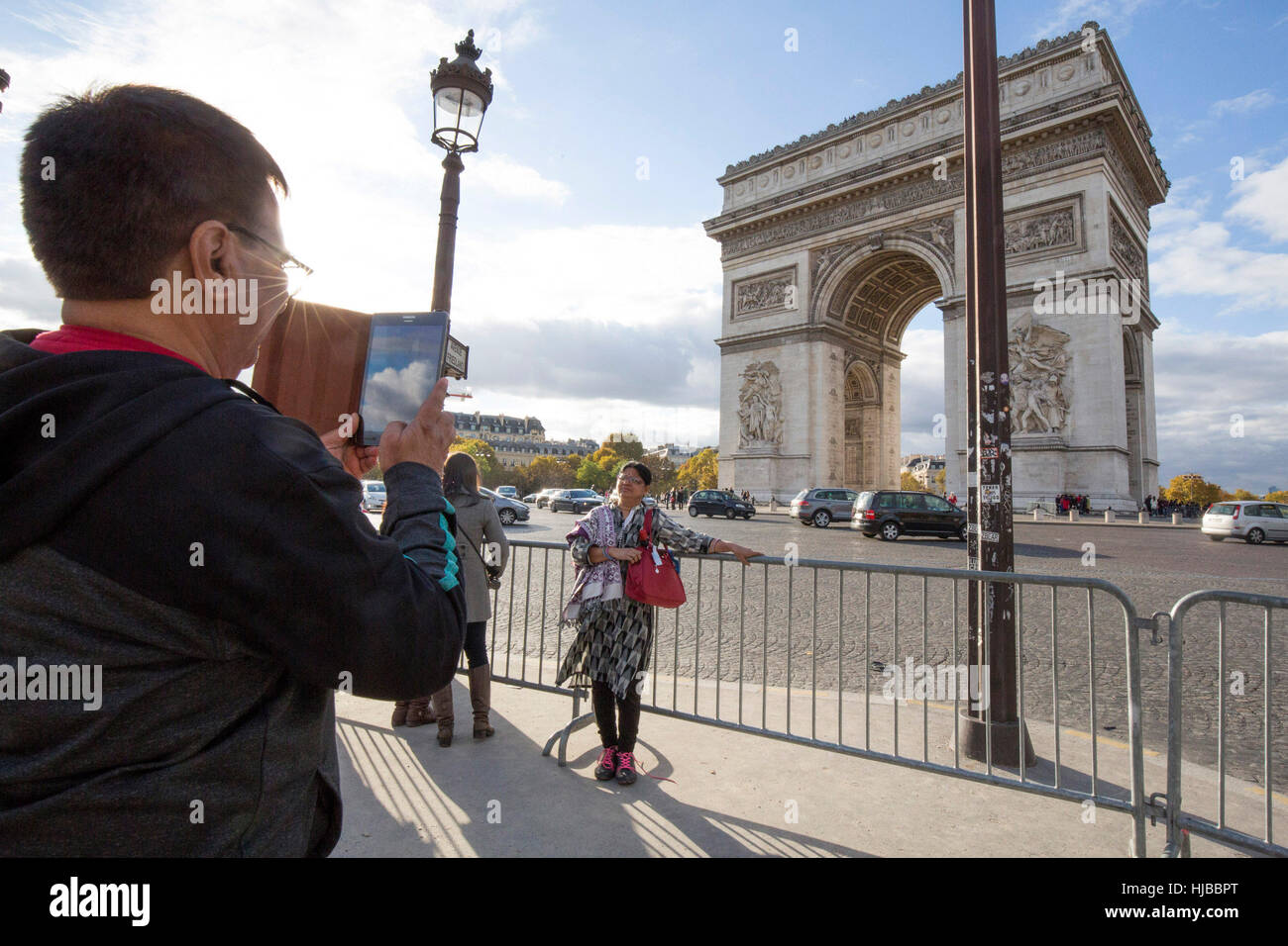 INDIAN TOURISTS IN PARIS Stock Photo - Alamy