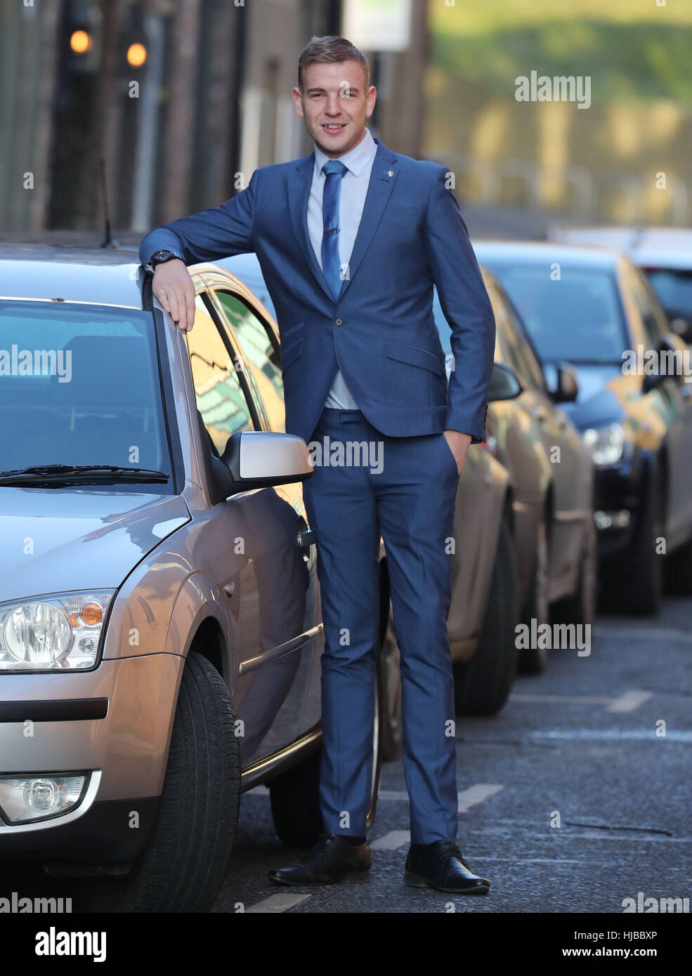 6ft 7in Adam Elliott at Newcastle Crown Court where he denies driving ...