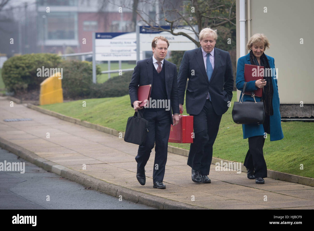(left to right) Minister for the Cabinet Office Ben Gummer, Foreign ...