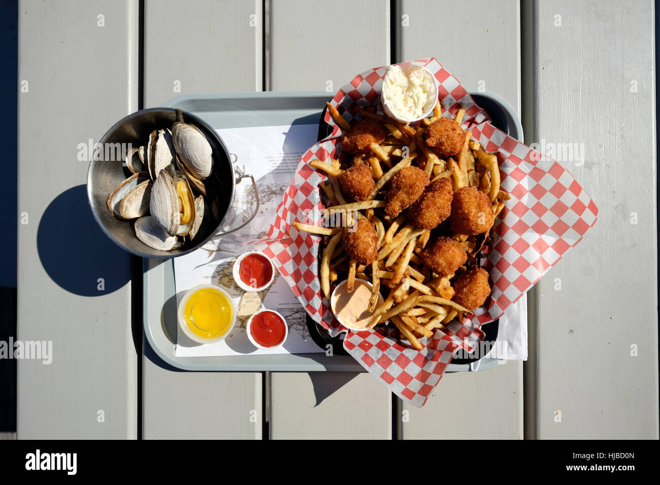 Fried Scallops And Fries