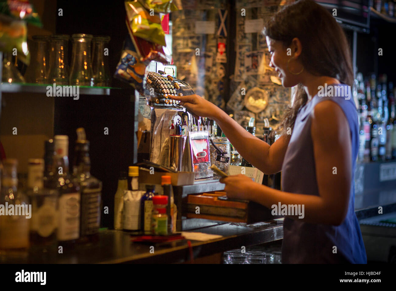 Traditional barmaid hi-res stock photography and images - Alamy