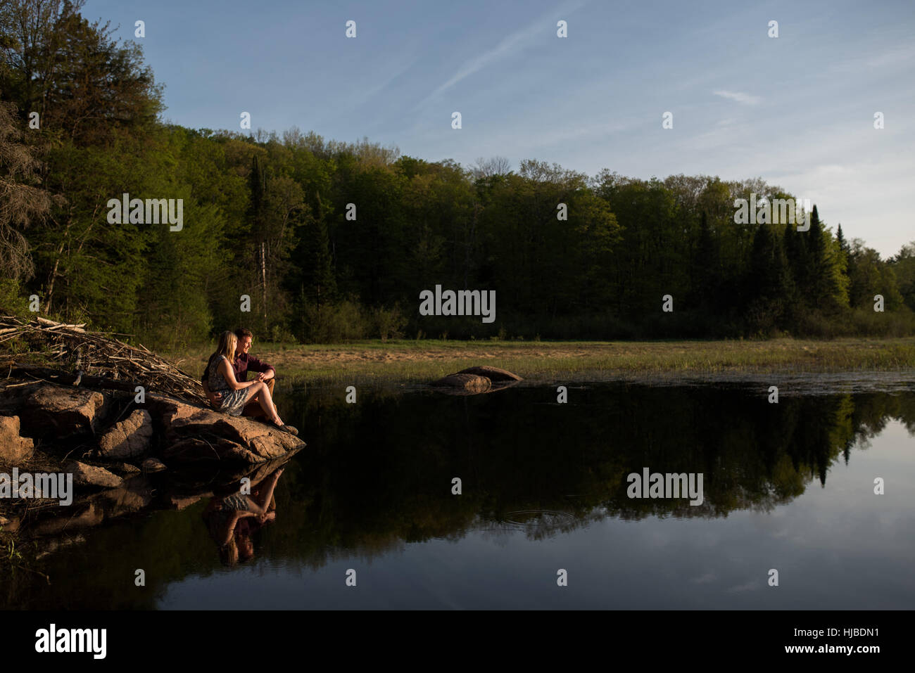 Enjoying lake hi-res stock photography and images - Alamy