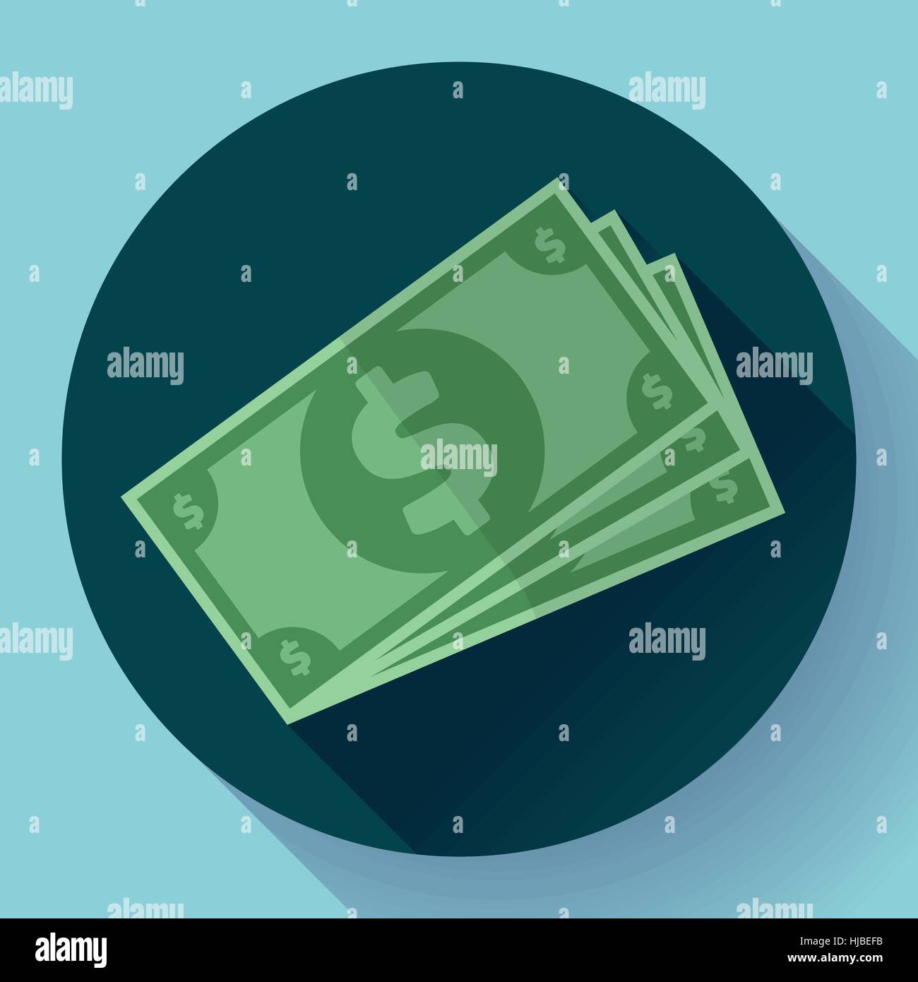 Flat icon of money vector Stock Vector Image & Art - Alamy