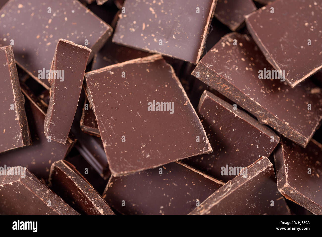 Broken chocolate pieces hi-res stock photography and images - Alamy
