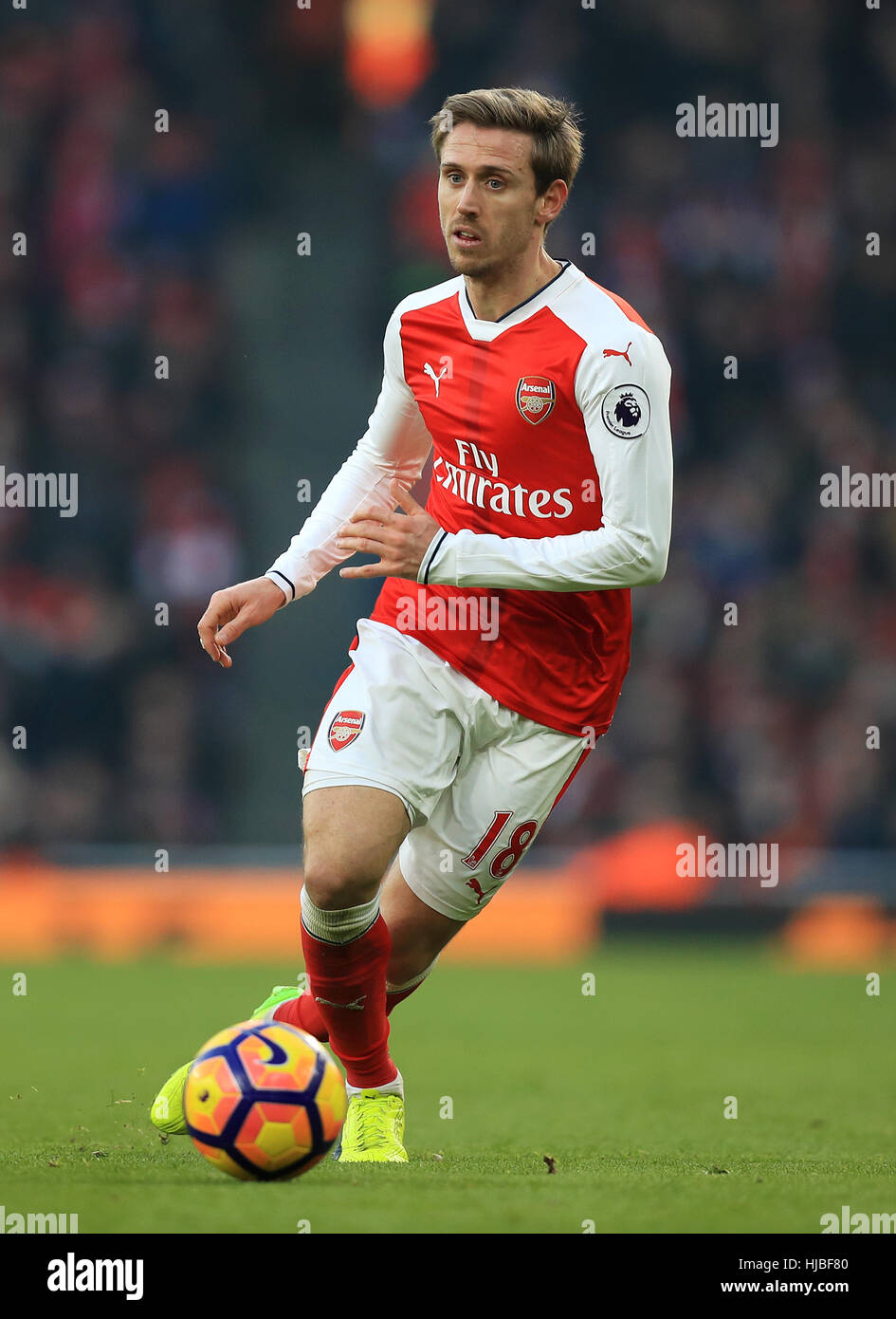 Arsenal's Nacho Monreal Stock Photo - Alamy