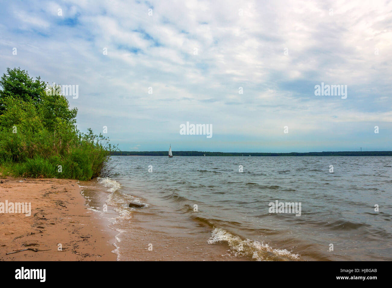 Beautiful lake view Stock Photo - Alamy