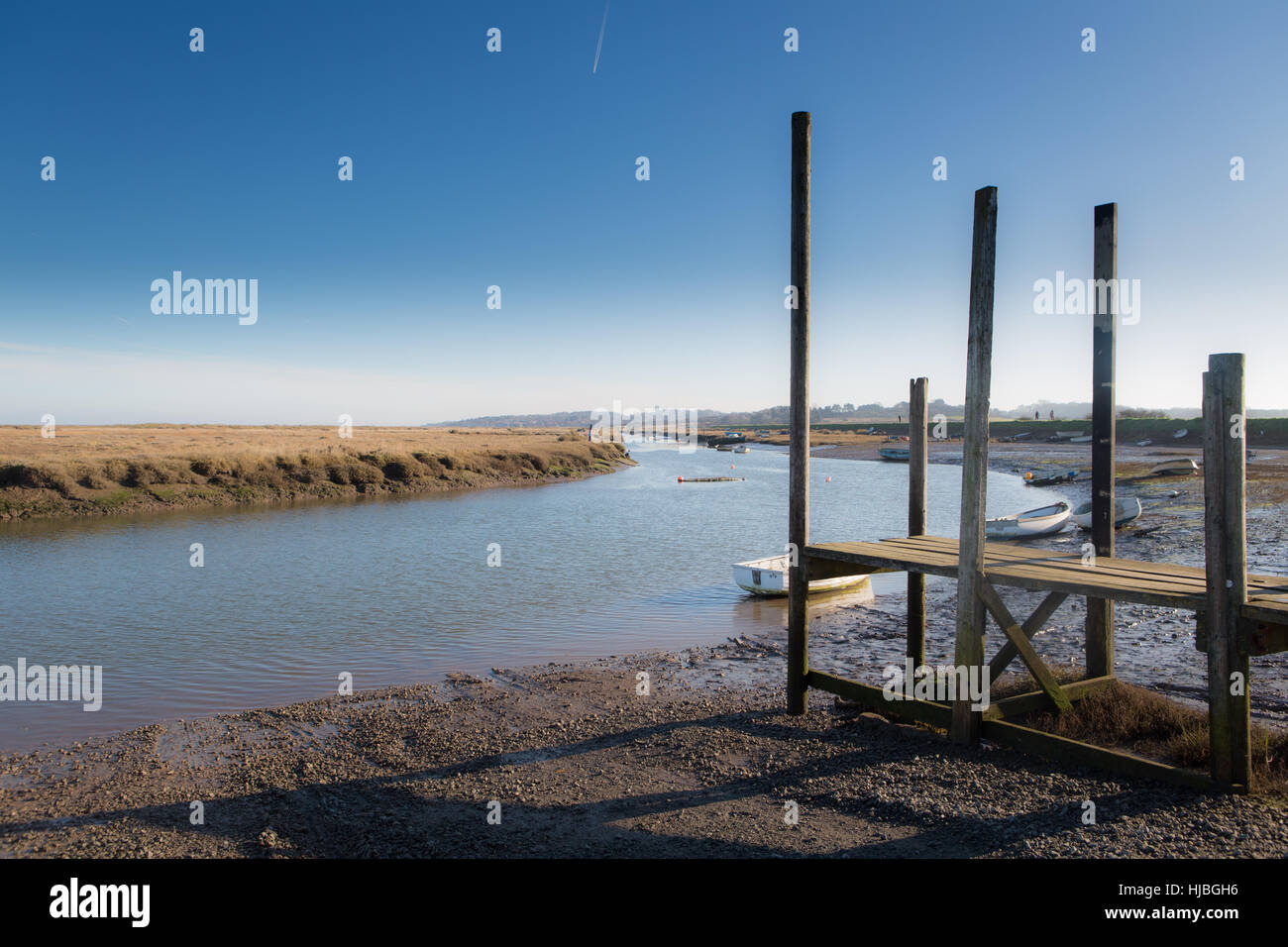 Morston quay blakeney point boats hi-res stock photography and images ...