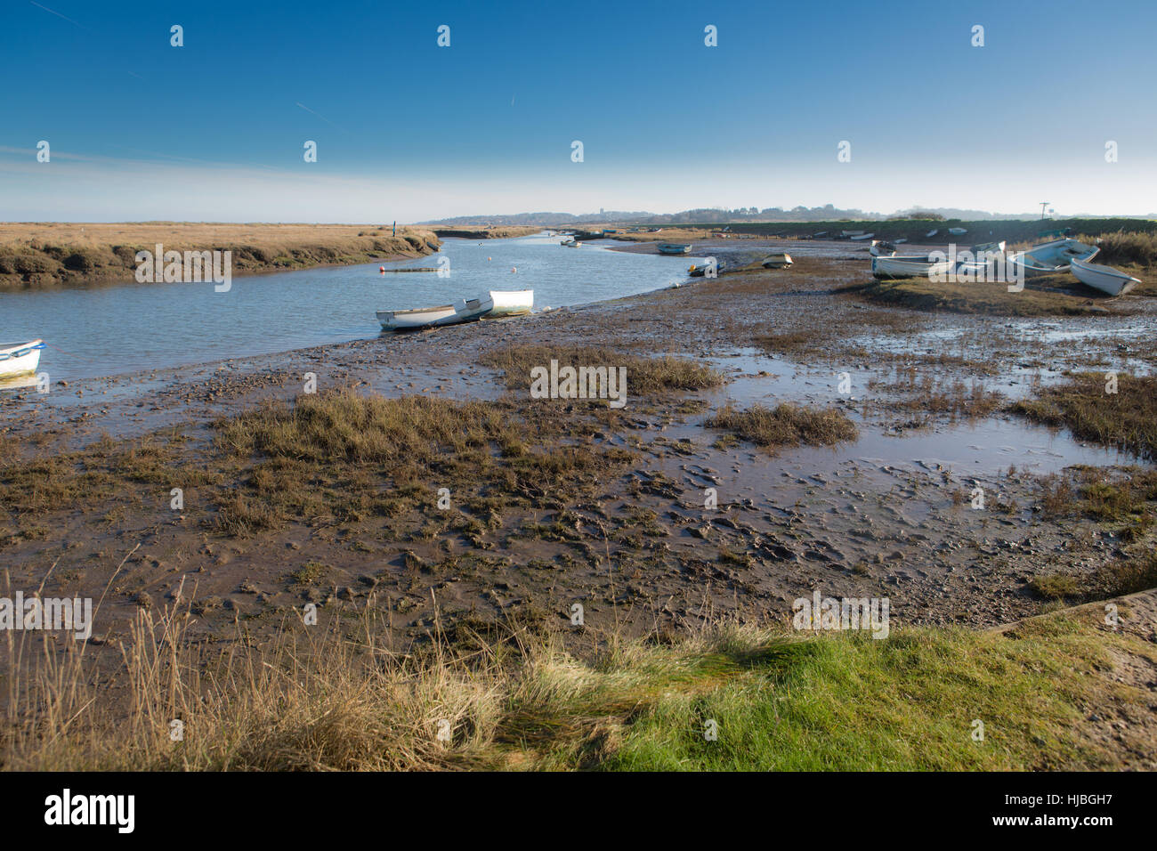 Morston quay blakeney point boats hi-res stock photography and images ...