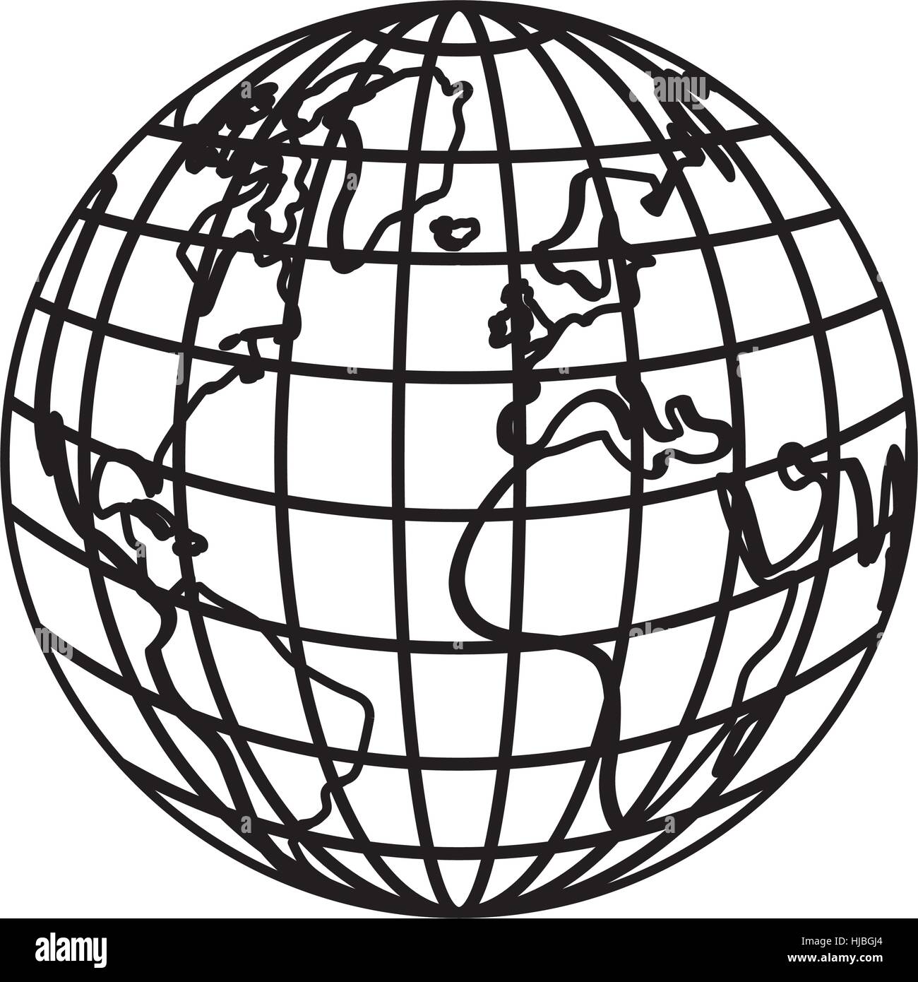 Isolated earth world icon vector illustration graphic design Stock ...