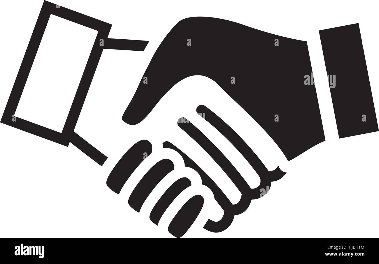 Handshake pictogram symbol icon vector illustration graphic design ...